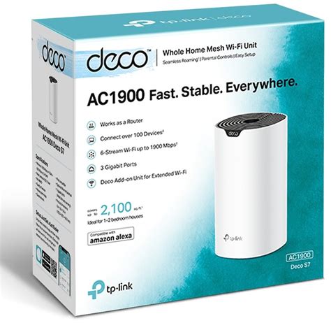 Tp Link Deco S7 1 Pack Mesh Wi Fi System 1 Pack Discomp