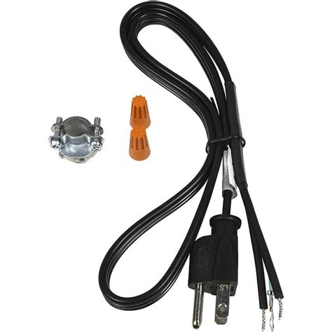Hqrp Garbage Disposal Power Cord Kit Compatible With Insinkerator Crd 00 16 Awg 3 Ft Ul