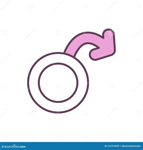 Sexual Dysfunction Rgb Color Icon Stock Vector Illustration Of Logo