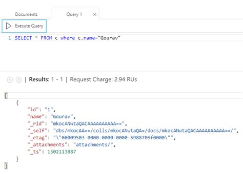 Understanding Documentdb In Azure