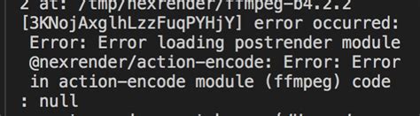 Rendered Video Generated Is Blank Issue Inlife Nexrender GitHub