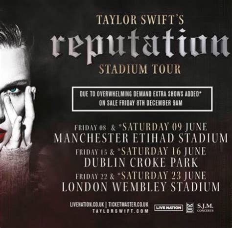 Reputation Stadium Tour Dates 60 Foto