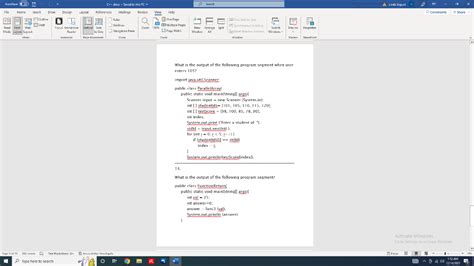 Solved What Is The Output Of The Follawing Java Code Int