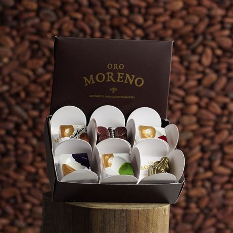 Caja De 6 Bombones Sin AzÚcar Oro Moreno Panamá