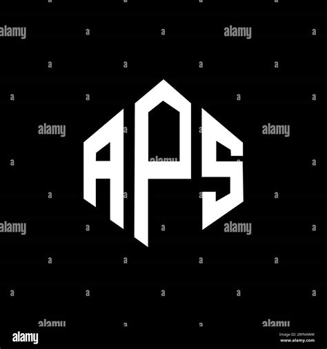 APS Letter Logo Design With Polygon Shape APS Polygon And Cube Shape Logo Design APS Hexagon