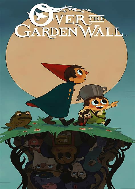 Over The Garden Wall Characters Poster Picture Metal Print Paint