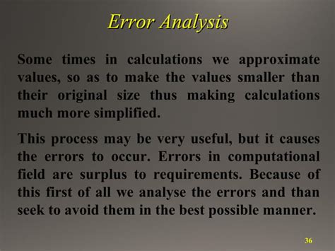 introduction to numerical analysis ppt