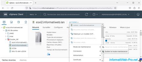 Put A Host Or Datastore In A Cluster Under Maintenance On Vmware Vsphere 67 Vmware