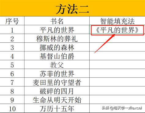 excel中批量添加书名号的两种方法 正数办公