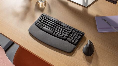 Logitech Wave Keys Ergonomic Keyboard Has A Cushioned Palm Rest