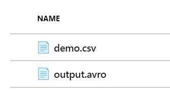 CSV To AVRO Conversion In Azure Stack Overflow