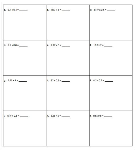 Multiplying Decimals Foundation Year 6 Cgp Plus Worksheets Library