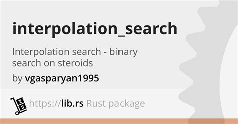 interpolationsearch — rust implementation lib rs