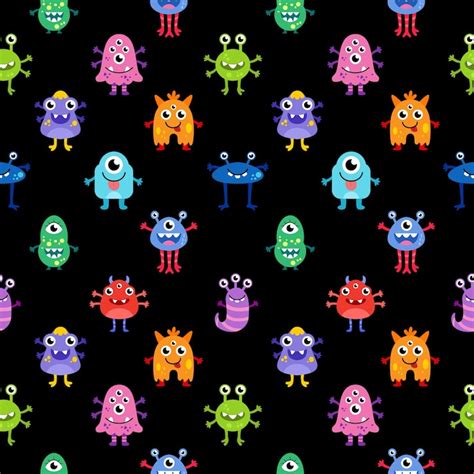 Sweet Monster Pattern Images Free Download On Freepik