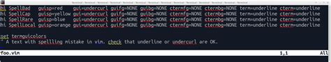 Vim Shows Underline Instead Of Undercurl In Terminal Whereas Neovim