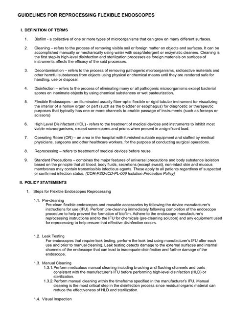 Endoscope Reprocessing Guidelines At Martin Loya Blog