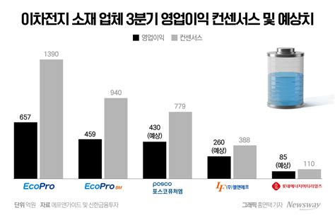에코프로 이어 배터리 소재 3분기 기대치 뚝···왜 뉴스웨이