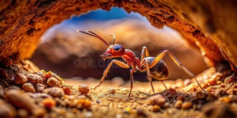 Unveiling The Intricate Underground Architecture Of An Ant Colony A Detailed Closeup Exploration