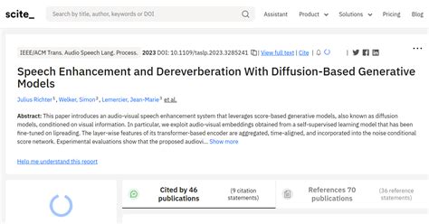 Speech Enhancement And Dereverberation With Diffusion Based Generative