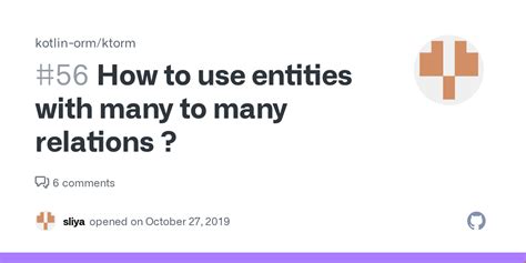 how to use entities with many to many relations · issue 56 · kotlin