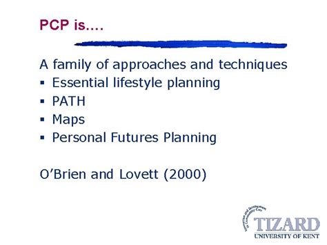 Personcentred Planning An Example From England Julie Beadlebrown