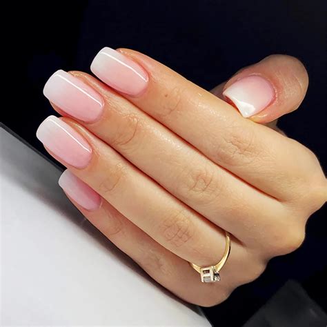 Best 18 Ombré French Nails You Must Try This Year Pink Ombre Nails
