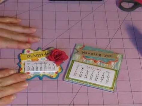 Mini Magnet Calendars Youtube