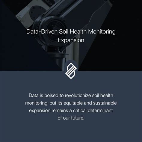 Data Driven Soil Health Monitoring Expansion Scenario