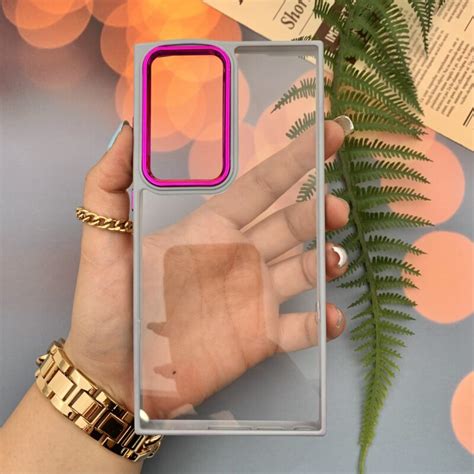 قاب گوشی Galaxy S23 Ultra سامسونگ New Skin اورجینال متال دور سیلیکونی