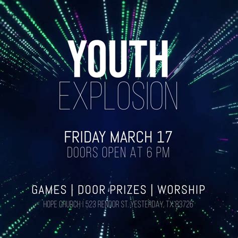 Copy Of Youth Explosion Postermywall