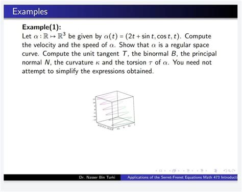 Examples Example 1 Let A R R3 Be Given By A T Chegg Com
