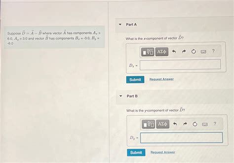 Solved Suppose Vec D Vec A Vec B ﻿where Vector Vec A