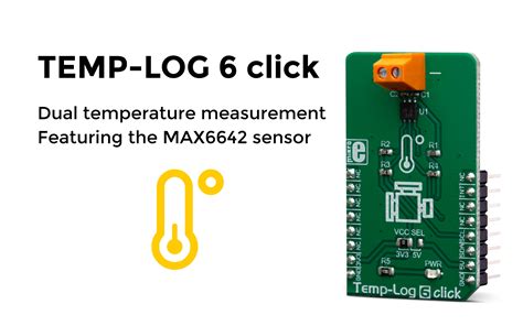Temp Log 6 Click For Dual Temperature Measurement MIKROE