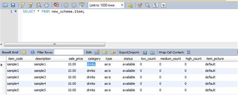 Mysql C Adding New Button Depending On The Of Items In Mysqlworkbench Stack Overflow