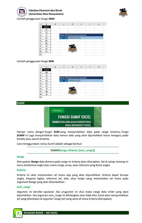 SOLUTION: Modul microsoft excel - Studypool