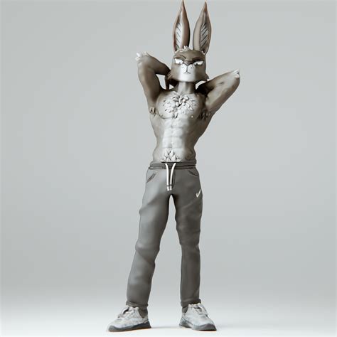 🐉 Free Bunny Furry Stl Figurine 3d Anime・free 3d File For 3d