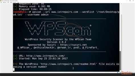 Kali Linux Penetration Testing Recipes WordPress Vulnerability Testing Packtpub Com YouTube