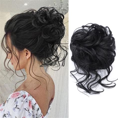 Hair Buns With Curls