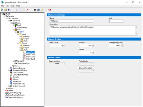 veristand allow pwm out frequency update while running for fpga