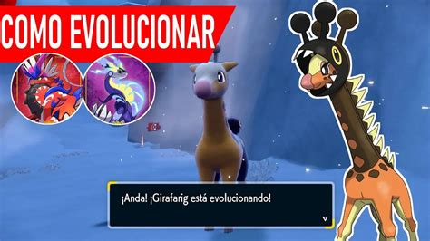Como Evolucionar Girafarig A Farigiraf Pokemon Escarlata Y Purpura