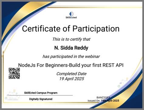Nodejs Restapi Backenddevelopment Webdevelopment Skillected