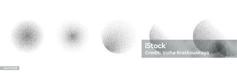 서클 노이즈 텍스처 Dotwork 그레인 점묘법 그라데이션 패턴 방사형 확률 그레인 텍스처 문신을 위한 도트워크 점묘 하프톤 효과 점선 구 점무늬 요소 벡터 배경 가능성에