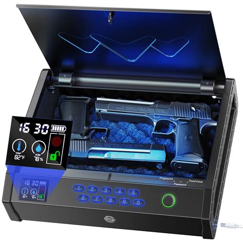 Buy Safe Biometric Safes For Pistols With Lcd Display Of Temperature