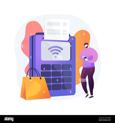 Nfc Connection Abstract Concept Vector Illustration Stock Vector Image And Art Alamy