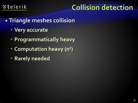 Ppt Computational Geometry And Collision Detection Powerpoint