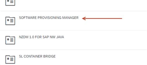 Swpm Software Provisioning Manager