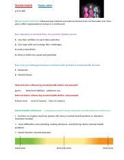 2 Mental Health Guied Notes 1 Docx Mental Health Study Notes P 474