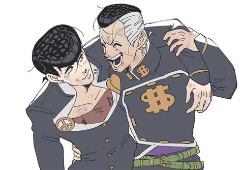 Higashikata Josuke And Nijimura Okuyasu Jojo No Kimyou Na Bouken And 1