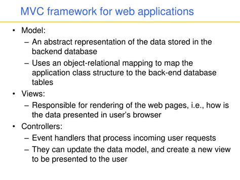 Ppt Eliminating Bugs In Mvc Style Web Applications Powerpoint