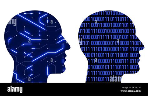 K Brain Head Matrix Circuit Binary Code Thinking AI Artificial Intelligence Stock Video Footage